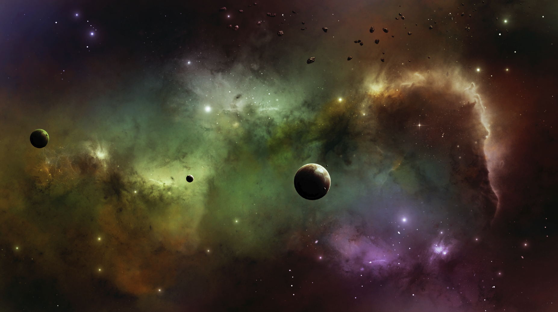 Nebula in Space | Cool Queue Studios